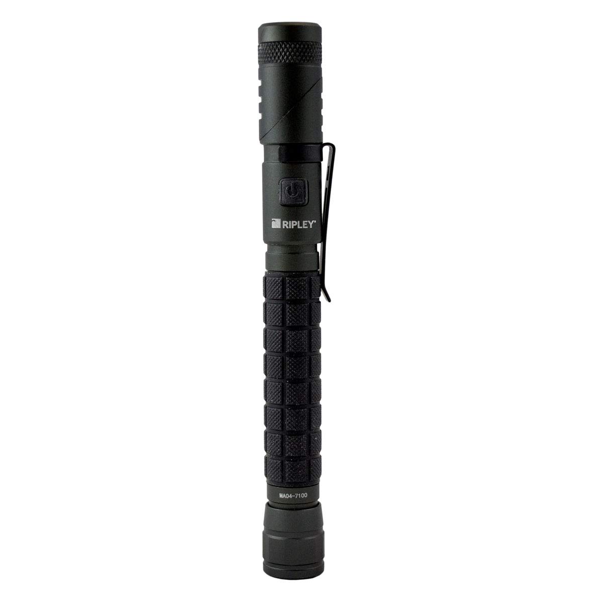 RIPLEY Miller Twist150 Clip On Magnetic Flashlight with 90° Pivoting Head - Includes 2 AAA Replaceable Batteries, 2.3 Ounces