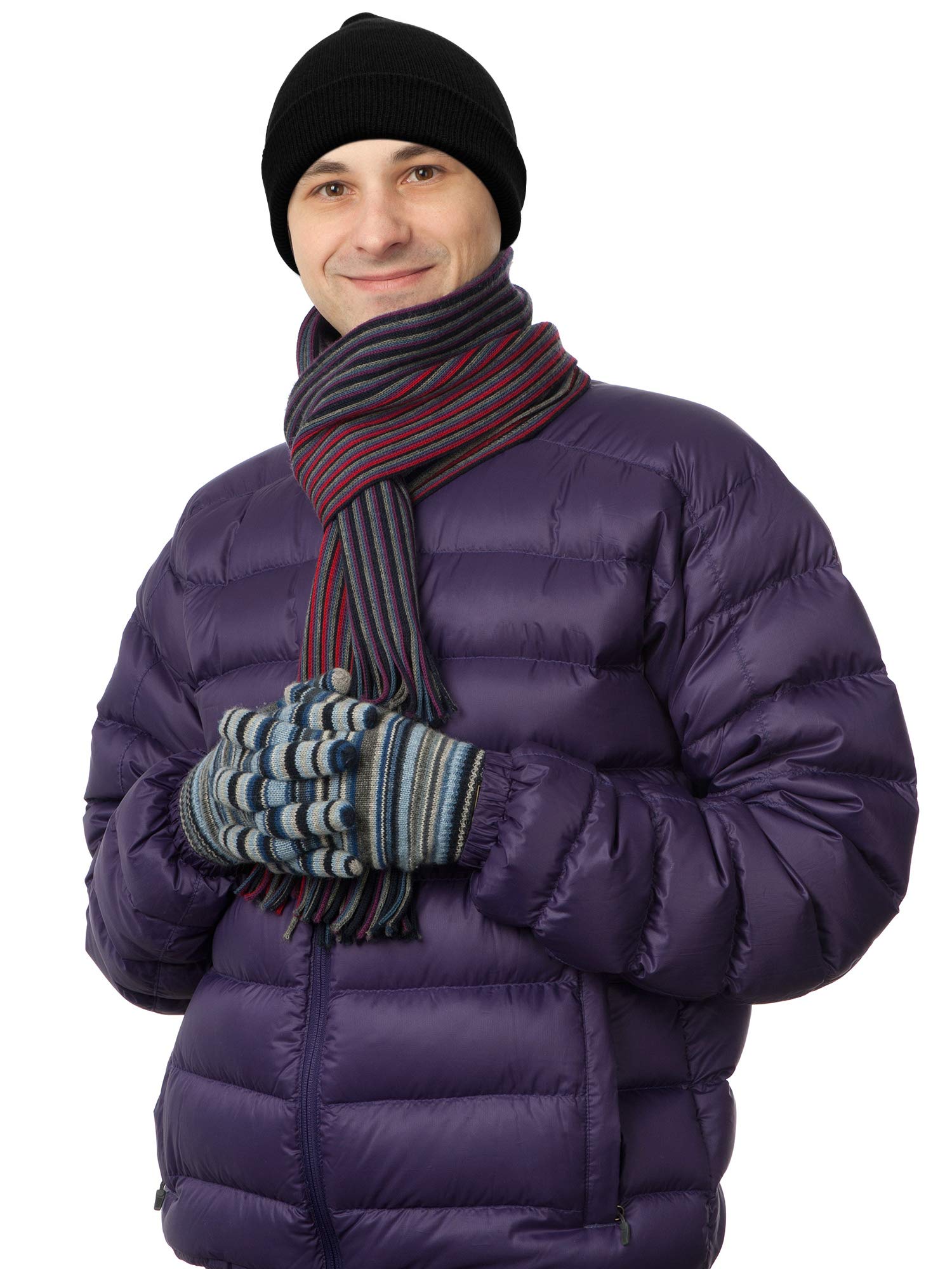 SATINIOR 60 Pieces Winter Beanies Cold Weather Warm Knit Skull Caps Unisex Hats for Men Women (Black)
