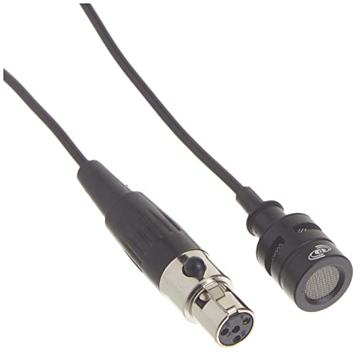 PYLE-PRO PLSMS30 Lavalier Lapel Clip On Microphone, Wired, Uni-Directional, 4pin Mini XLR, Ideal for TV Broadcasters, Singers, Lecturers, Musicians, DJs, Actors, MCs