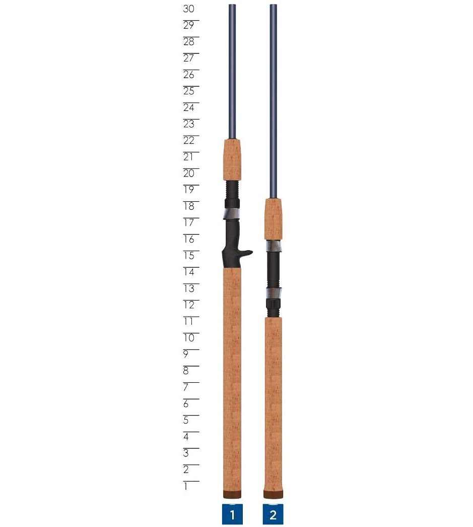 St. Croix Rods Triumph Salmon & Steelhead 2-Piece Casting Rod, Deep Run Blue, 9'0"