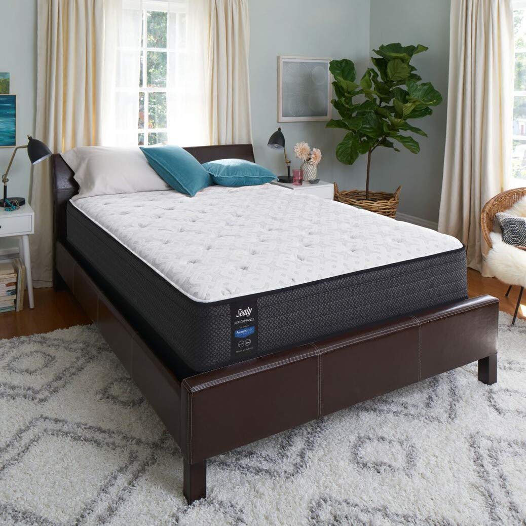 Sealy Response Performance 13-Inch Cushion Firm Eurotop Mattress, King, Made in USA