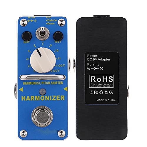 ZYZMH AHAR-3 Harmonizer Harmonist/Pitch Shifter Electric Guitar Effect Pedal Mini Single Effect with True Bypass