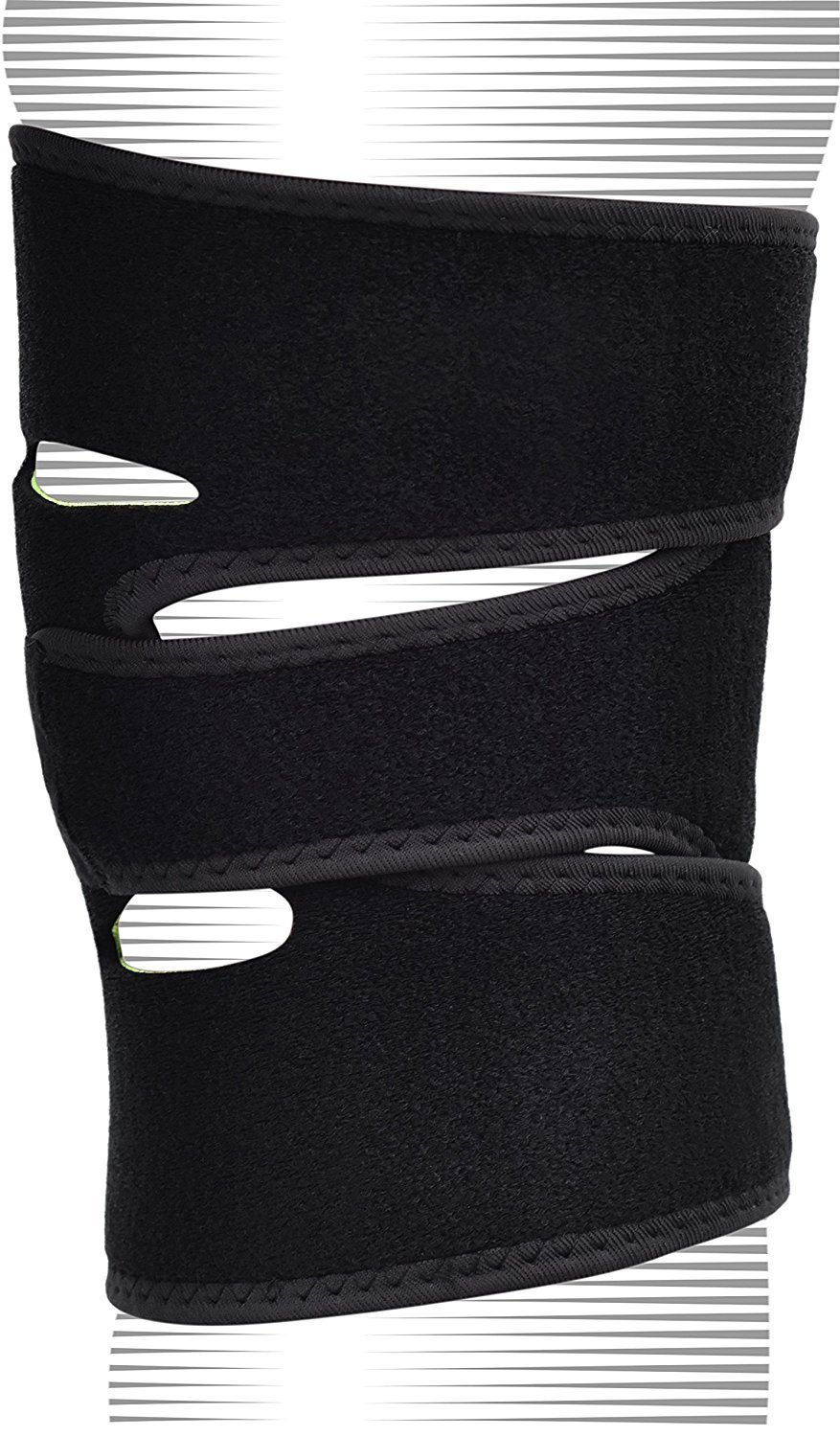RDX Knee Support Brace Elasticated Compression for Joint Pain Relief, Open Patella Guard for Meniscus Tear, Adjustable Protector for Sports Workout. SOLD AS SINGLE ITEM