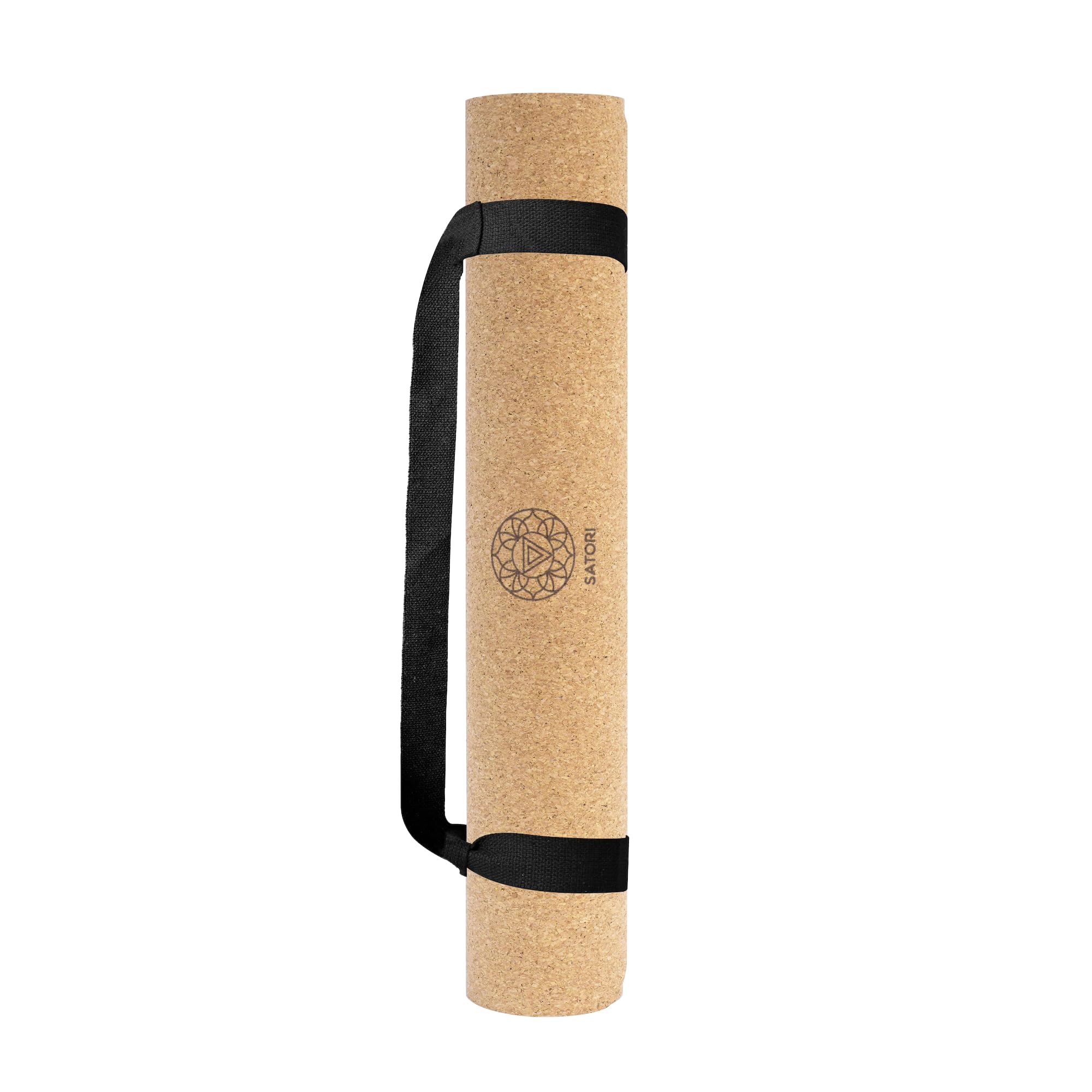 SatoriConcept Cork Yoga Mat - 100% Eco Friendly Cork & Rubber, Lightweight with Perfect Size (72β x 24β) and 4mm Thick, Non Slip, Sweat-Resistant, Innovative Exercise Mat for Hot Yoga (Original)