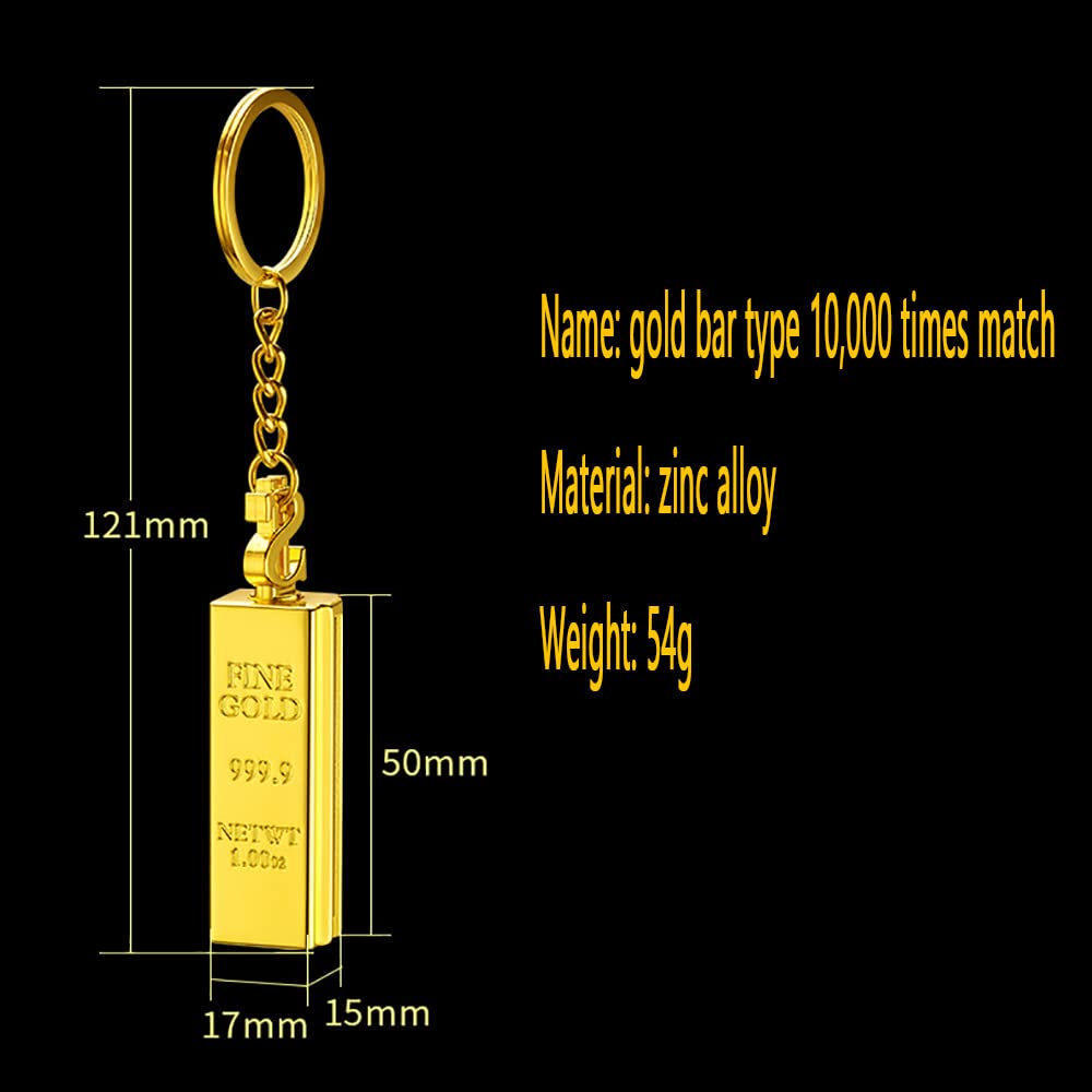 Permanent Flint Keychain,10000 Times Reusable Keychain Match, Keychain Lighter Waterproof Match,oil lighter, Cool Lighters, EDC Emergency Matchstick Survival(NOT OIL INCLUDED)