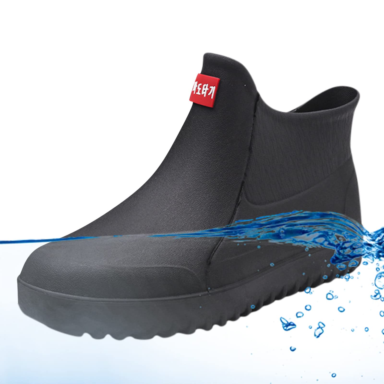 Womens Sandals, Black Booties for Women Women's Comfortable Boots Zip Up Shoes Clear Heels Two Strap Latin Boots Womens Shoes Casual
