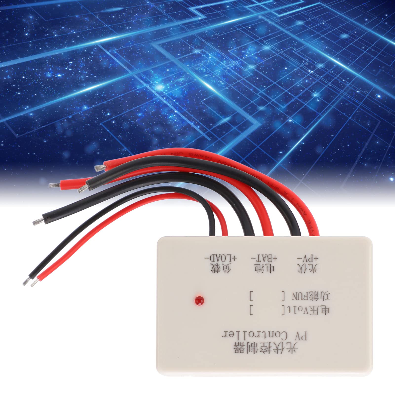 Smart Solar Panel Battery Regulator Boost PV Controller Overload Protection 3.2V to 5V for Caravan Monitoring (3.2V-B)