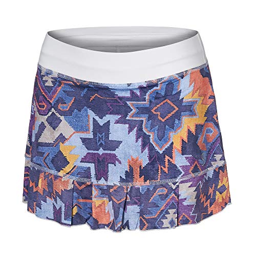 SOFIBELLA UV Colors Print 14 Inch Womens Tennis Skirt - Fantasy/L