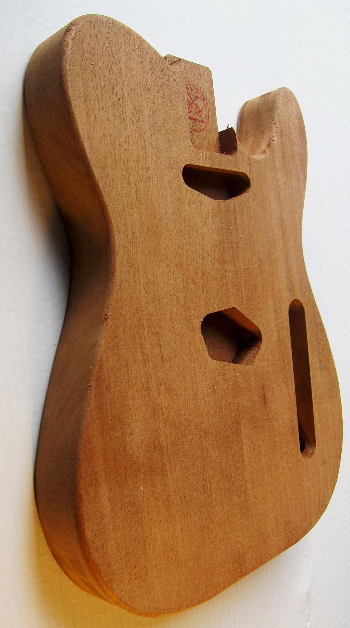 Supra-Tone Electric guitar body, TL style, unfinished, Mahogany, Made in USA