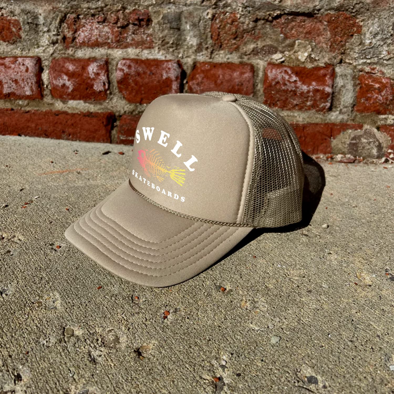 Swell Skateboards FOAM Trucker Hats for Men and Women | Snapback & Mesh Baseball Cap Black…