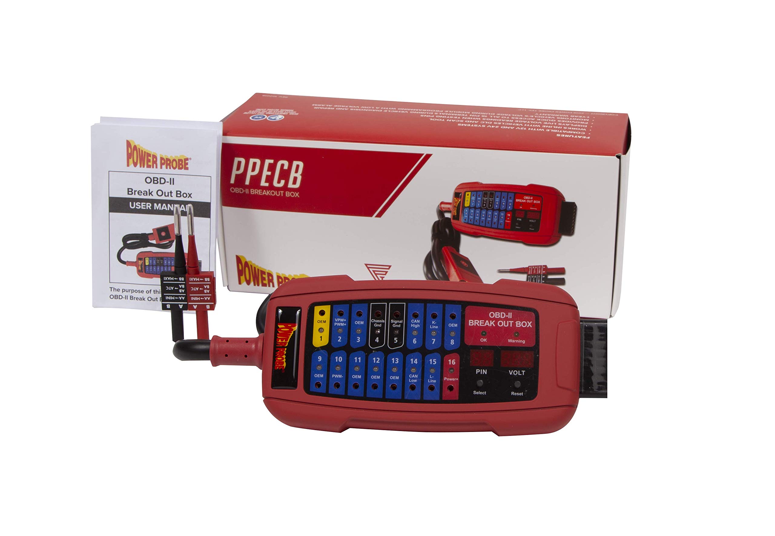 Power Probe OBD II Breakout Testing Box