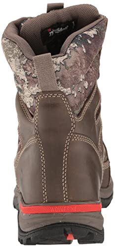 Wolverine Men's Sightline Waterproof Insulated Mid Calf Boot, Gravel/Timber, 9.5