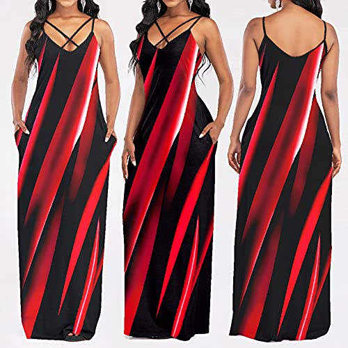 Womens Plaid Skirt Blue Grey Pleated Skirts for Women High Waisted Short Sleeve Printed Maxi Dress Soft Long Beach