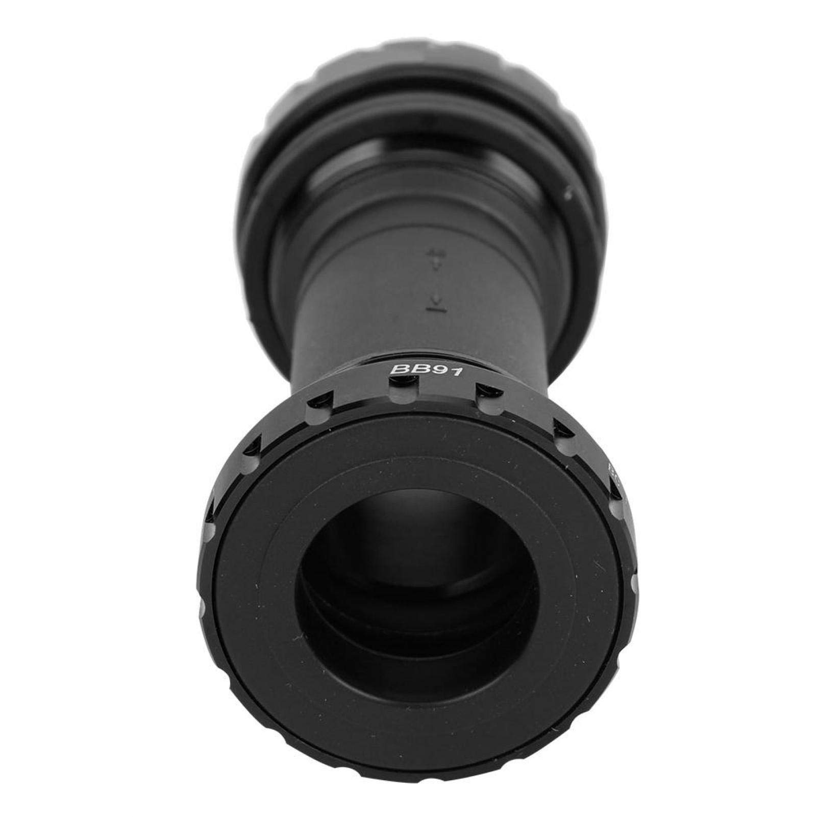 Shipenophy Bike Hollow Press-in Type Thread Bottom Bracket Accessory Road Mountain Bicycle Bike Bottom Bracket for Mountain Road Bicycle(Black)