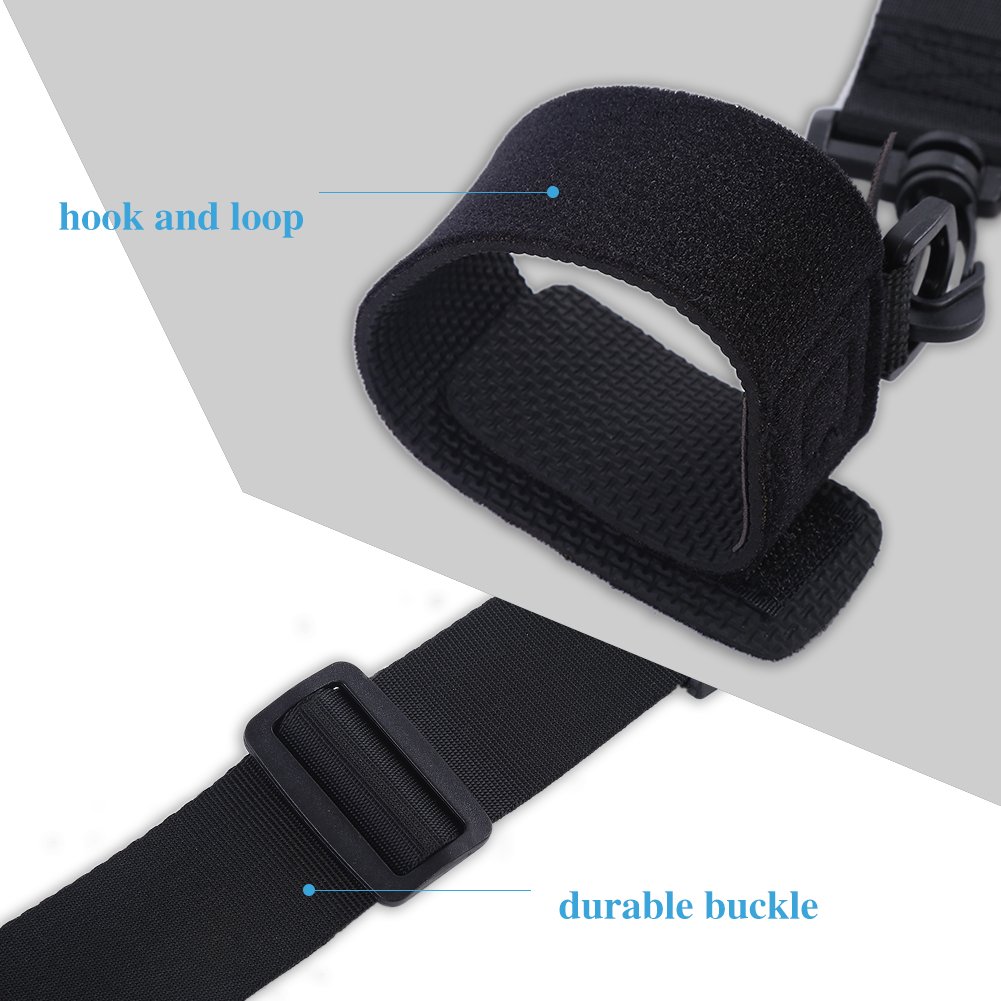 SOONHUA Fishing Rod Pole Gear Shoulder Straps with Black Portable Adjustable Carry Strap Sling Band for Outdoor Multi-Function Shoulder Strap Belt