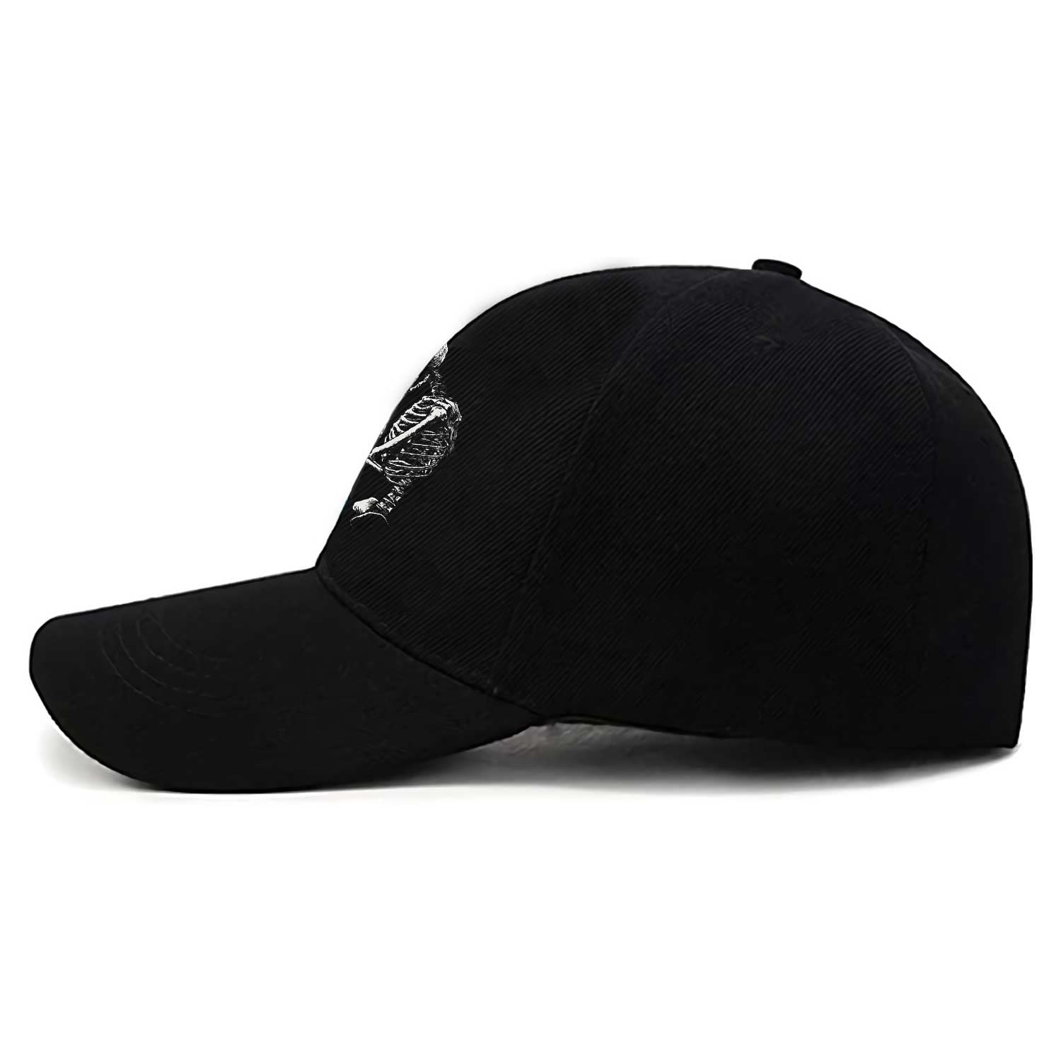 SHITOUPU Music Skull Baseball Cap Adjustable Dad Hat Unstructured Cotton Hat