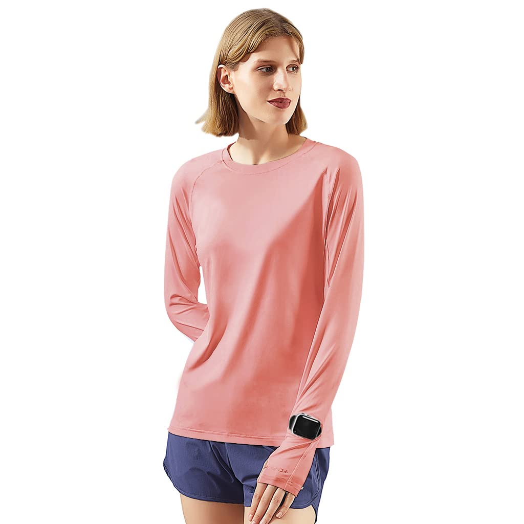 Womens Sun Protection Shirts Long Sleeve for Running Hiking Fishing Workout Shirt
