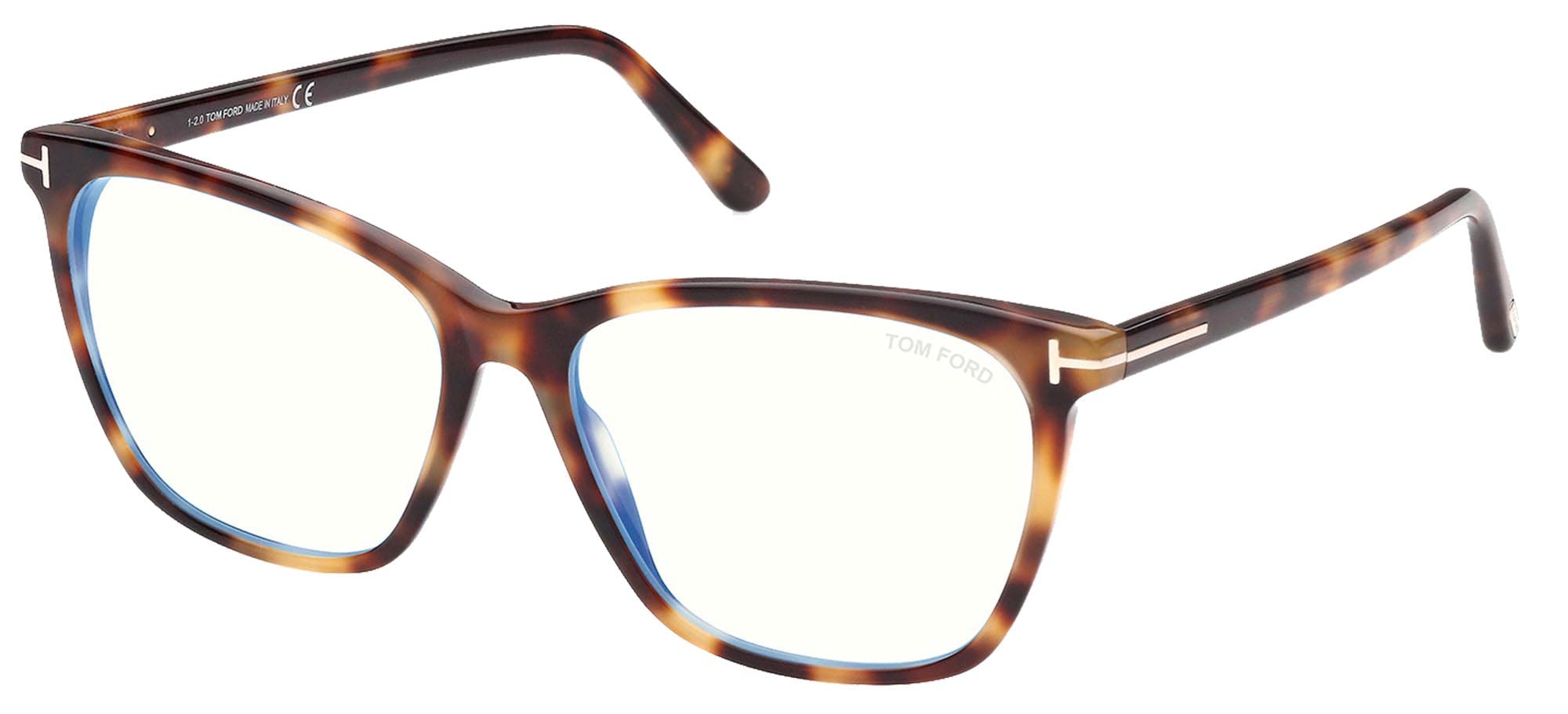 Tom Ford FT 5762-B BLUE BLOCK Blonde Havana/Blue Filter 55/15/140 women Eyewear Frame