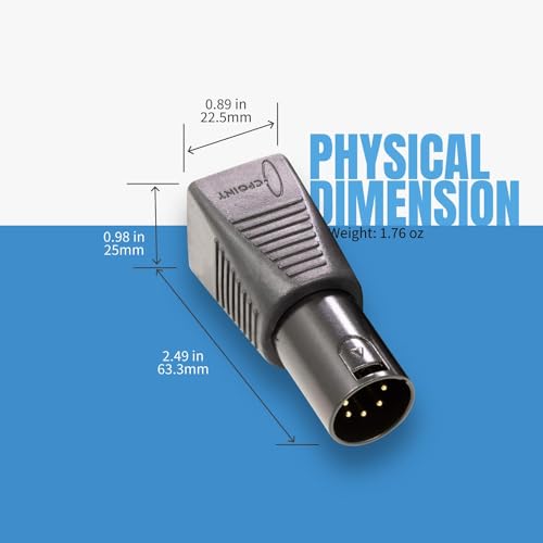 SIRS-E 2-Pack - CPoint XLR RJ45 Adapter CAT-5 Ethernet to DMX512 Cable Converter, Female 3-Pin, XLRJ45-3F