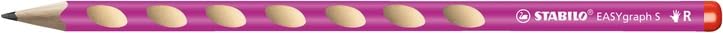 STABILO Handwriting Pencil EASYgraph S School Set - Right-Handed - Pencil x 2 + EASYsharpener + EASYeraser - pink