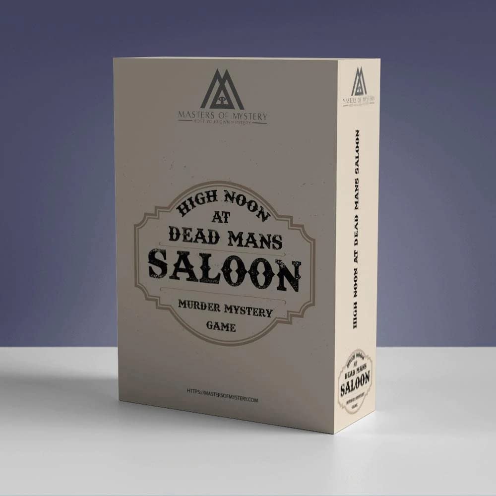 Wild West Cowboy Murder Mystery Host Your Own Party Game Kit | USB Version with Digital/Printable Files Medium English 4-20 Players