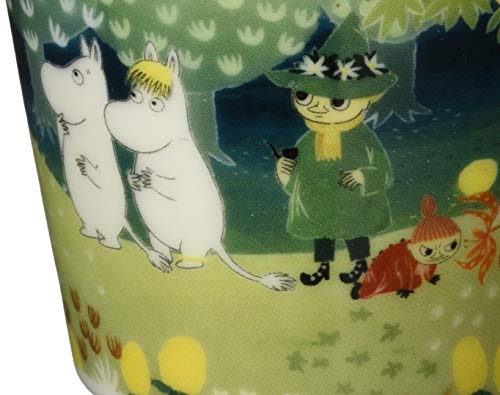 山加商店 Yamaka Shoten MM3201-35 Moomin Luonto Mug, Large, 16.9 fl oz (500 ml), Hill, Green, Moomin Goods, Scandinavian, Gift, Large, Tableware, Made in Japan