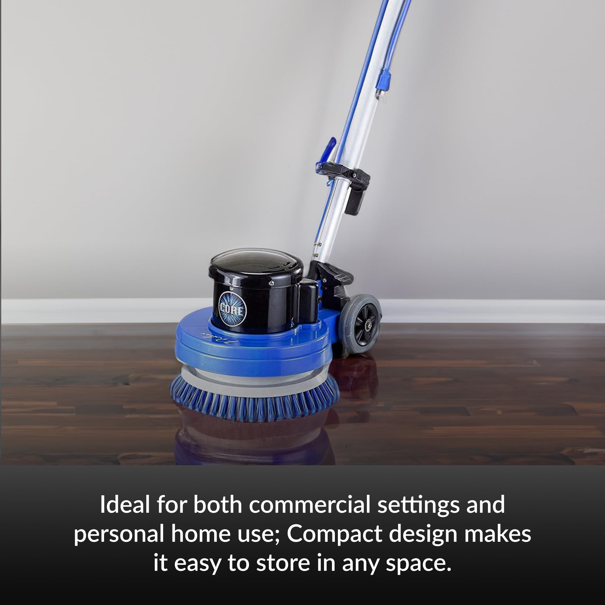 Prolux Core Medium Duty Single Pad Commercial Polisher Floor Buffer Machine Tile Scrubber, 13 Inch Medium Duty
