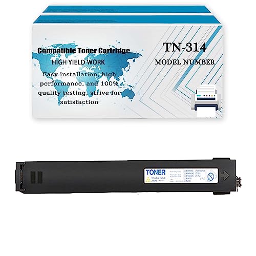 RASHIV Compatible TN314 Model Toner Cartridge Replacement TN-314BK C M Y Toner for Konica Minolta Bizhub C353 C353P Printer (A0D7131 A0D7231 A0D7331 A0D7431) Yellow