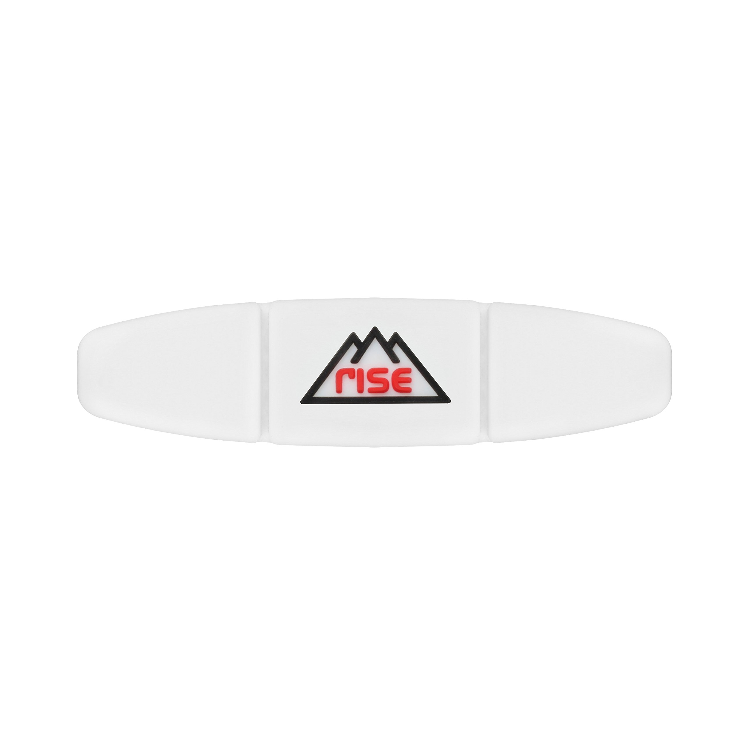 Rise Tennis Vibration Dampener | Set of 3 | Premium Feel - No More Ping | Soft Silicone Shock Absorber | Arm Friendly | for Racket and Strings (White)