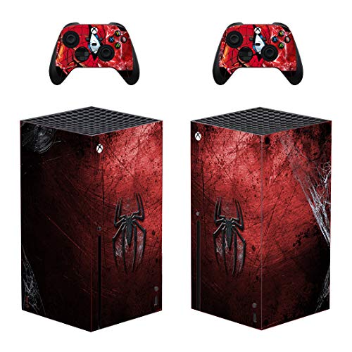 Spider Hero X-box-One-Series X Console Vinyl Skin Decal Stickers for X-box-One-Series X Controller Skin KAJAL MANI