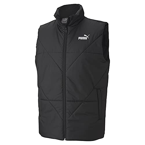 PUMA Men's Essentials Padded Vest, Black, X-Small