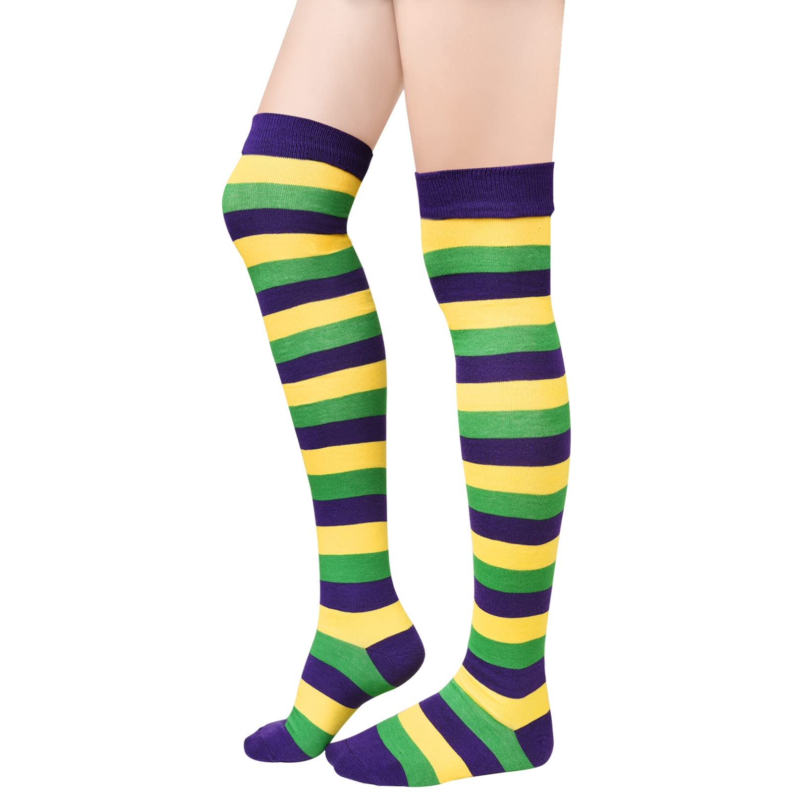 UXQEJO Knee High Socks for Women Thigh High Long Sock Over Knee Knit Stockings Tall Leg Warmers