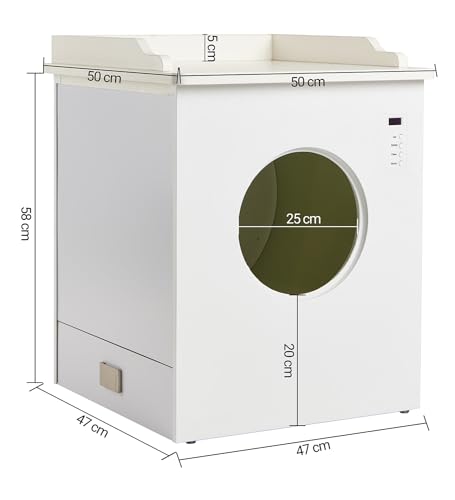 PESSY Automatic Self-Cleaning Litter Box Cat Toilet Clever Selfcleaning Sifting No Scoop Litter Box