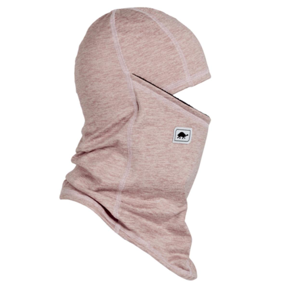 Turtle Fur Stria Quantum Balaclava Face Mask Hood Neck Warmer, Rosewood