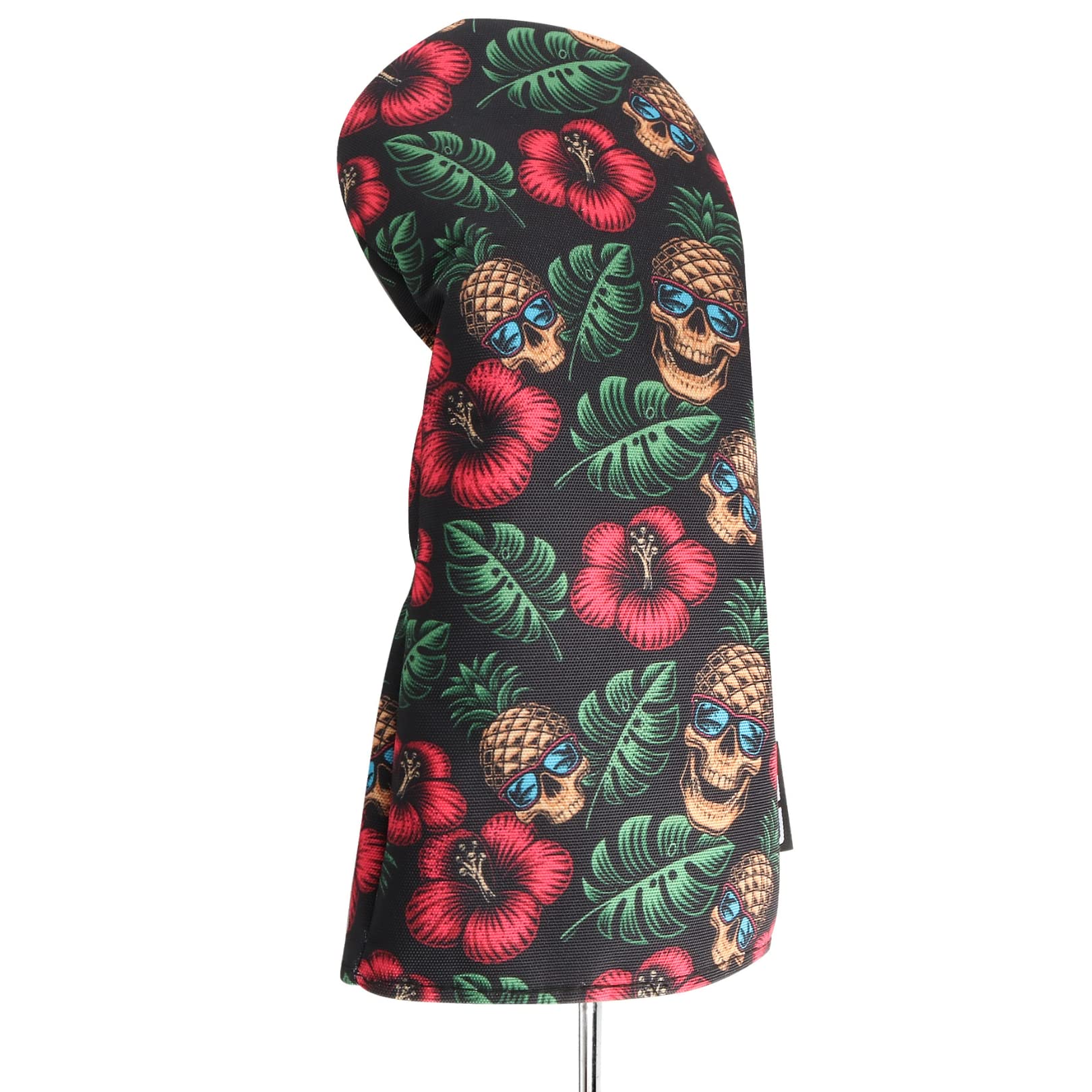 VIXYN Golf Headcovers - Golf Head Covers for Driver, Fairway Woods and Hybrid - Driver Headcover to Fit All Golf Clubs (Pineapple Skull - Driver)