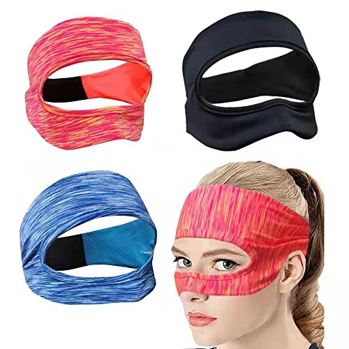 VR Headsets Eye Mask Cover Sweat Band Breathable VR Accessory, Designed Adjustable Sizes for Use VR Work - Sweat-Proof, Non-Slip, Washable(3 Pcs)