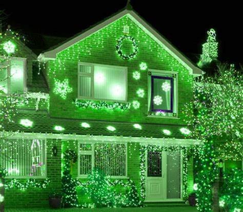 Solar String Lights 105ft 300 LED 8 Modes Solar Powered Led String Lights Waterproof Decorative String Lights for Patio, Garden, Home, St. Patrick’s Day,Wedding, Party, Valentine's Day(Green))