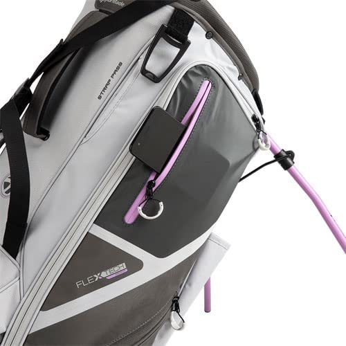 Taylormade Women's FlexTech Crossover Bag, Kalea, Cool Gray, Lavender