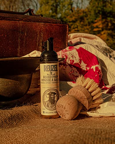 Reuzel Wood and Spice Beard Foam, Deodorizes Beard, 2.36 oz