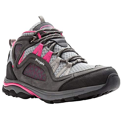 Propet Women's Propet Peak Boot, grey/berry, 10H 2E 2E US