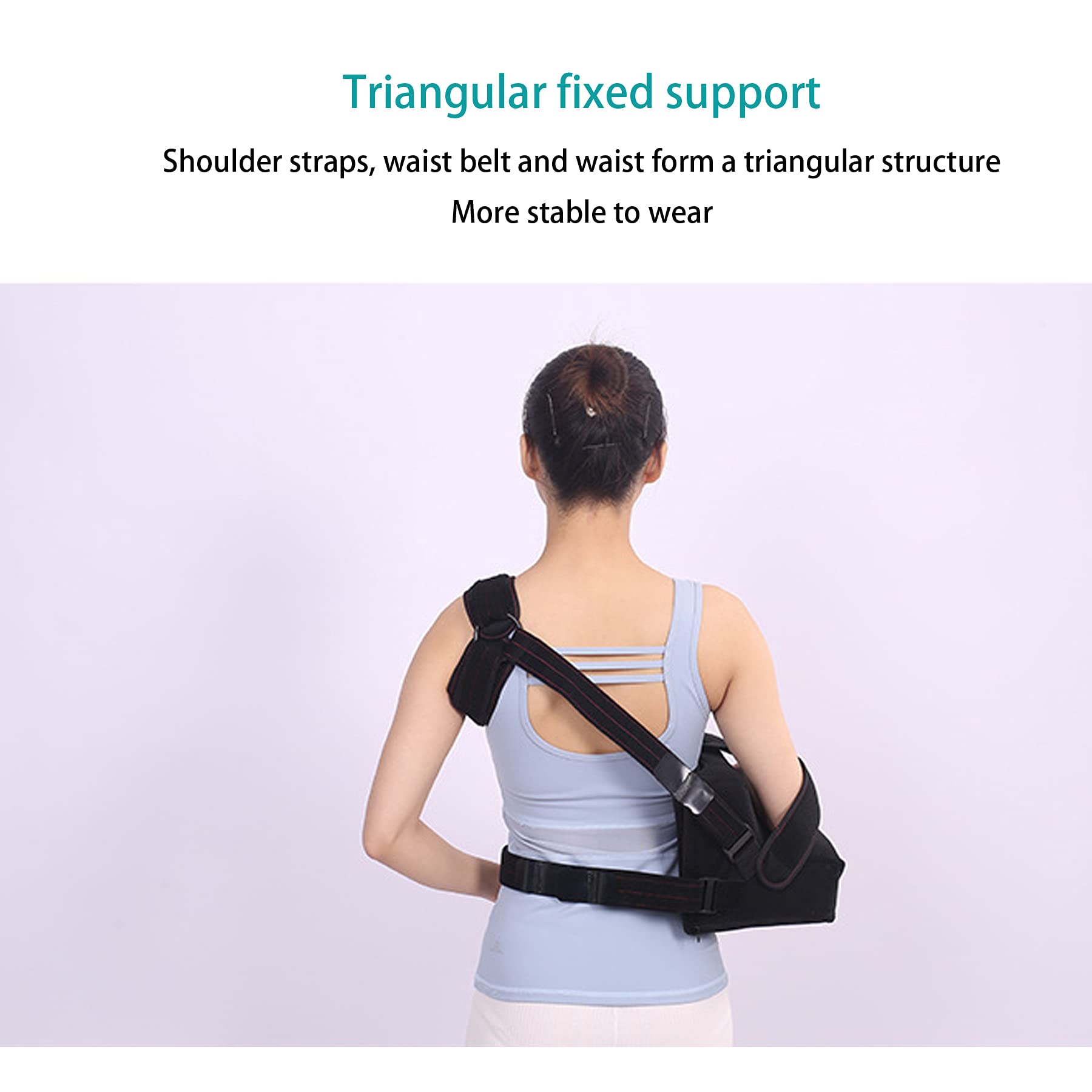 Shoulder Immobilizer Torn Rotator Cuff Sublexion Surgery Dislocated Available Immobilizer for Broken Arm Wrist Elbow Shoulder Injury for Injury Support for Women and Men,Left