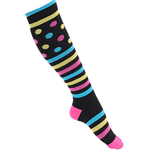 Womens Socks Size 9-11 No Shoe Socks for Men Women’s Trouser Socks, Opaque Stretchy Nylon Knee High, Many Colors