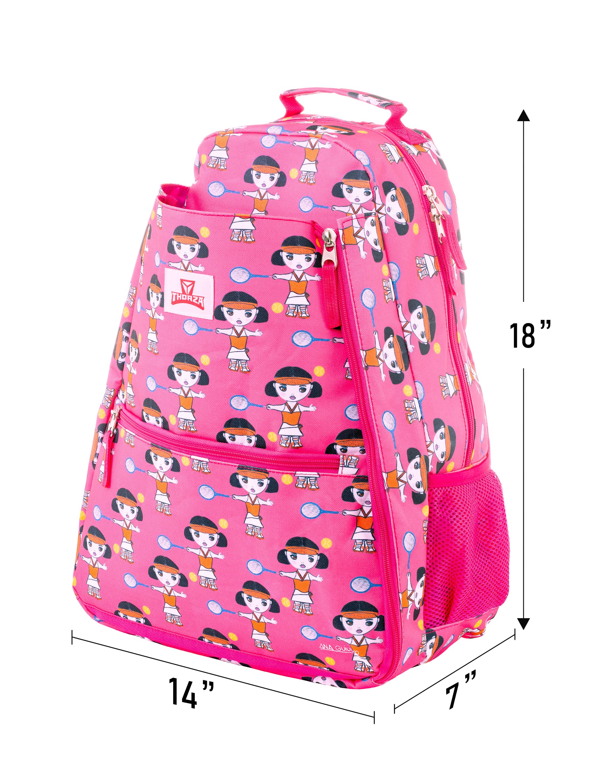 Tennis Backpack for Women β Lightweight Tennis Racket Bag Stores 2 Rackets, Balls, and Sports Gear β Backpack Only