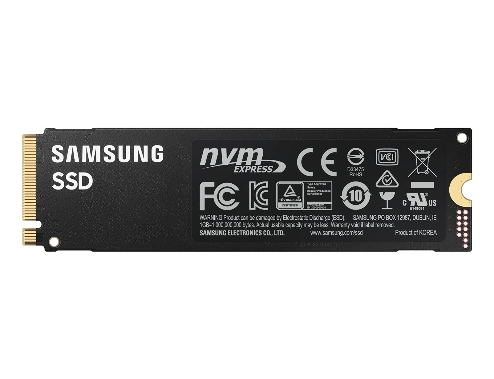 SAMSUNG 980 PRO 500GB PCIe 4.0 NVMe M.2 SSD V NAND Technology MZ V8P500BW
