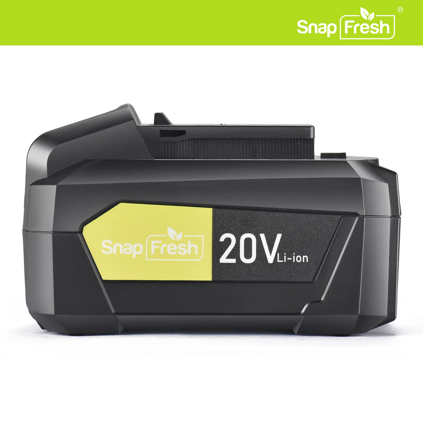 SnapFresh 20V Lithium Battery - 4.0Ah Li-ion Battery Packs for Cordless Tools, Long Life Battery Work with All Cordless Tools Only, Lithium-Ion Battery Support Fast Charging (BBT-DC40A)