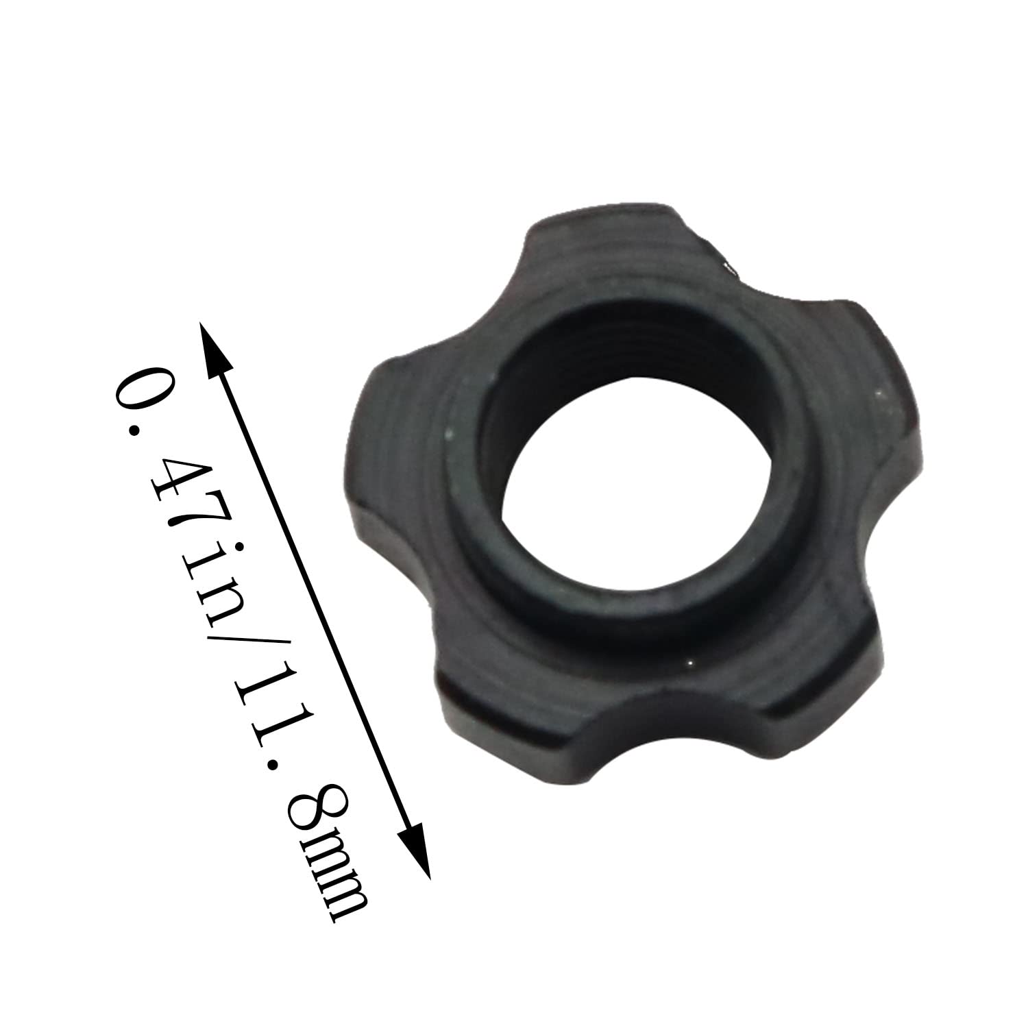 Youliang 1Set Rim Conversion Nut Bike Vacuum Tire Valve Nut Presta Inner Tube Spool Wrench Tool Mountain or Road Bicycle Accessories, Black