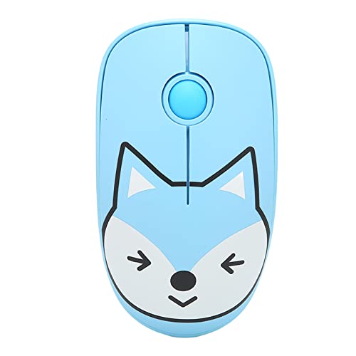 Wireless Mouse, 2.4GHz Ergonomic Cherry Roller USB Mouse, Mute Cute Cartoon Style Gaming Mouse, Stable and Efficient Wireless Connection 3 Smart Sleep Modes for Office Home Travel Use