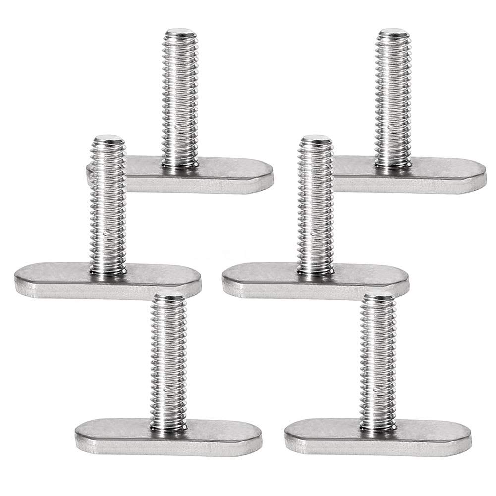 T Slot Bolt Replacement, 1/2 Inch Kayak Screws Track Screws Hardware Gear Mounting MightyBolt for Kayaks Canoes Boats Mini Rails