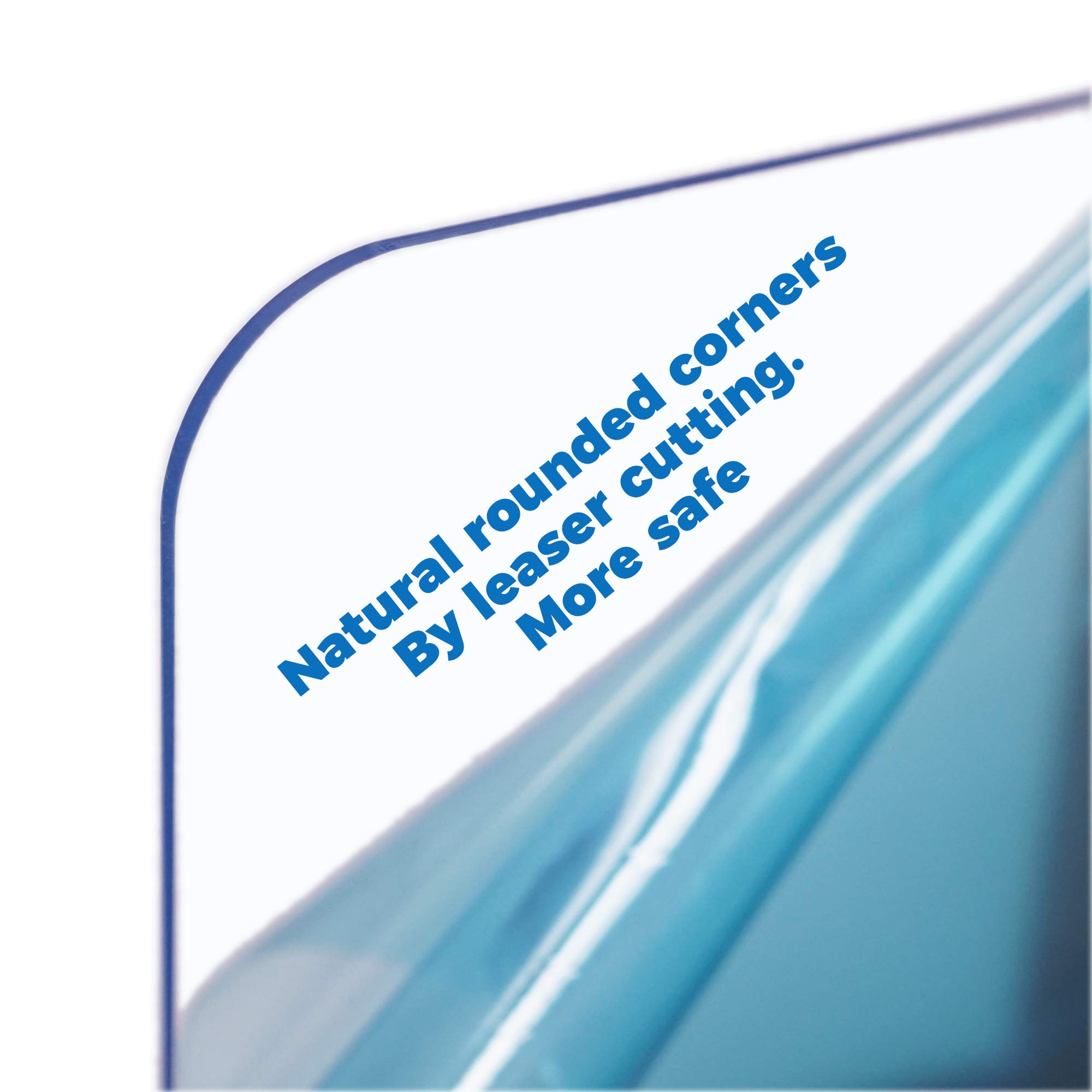 Sneeze Guard for Desk and Table. Plexiglass Shield for Counter Barrier from Sneezing. Employee Protection. Multiple Sizes Available (24“W x 16"H)