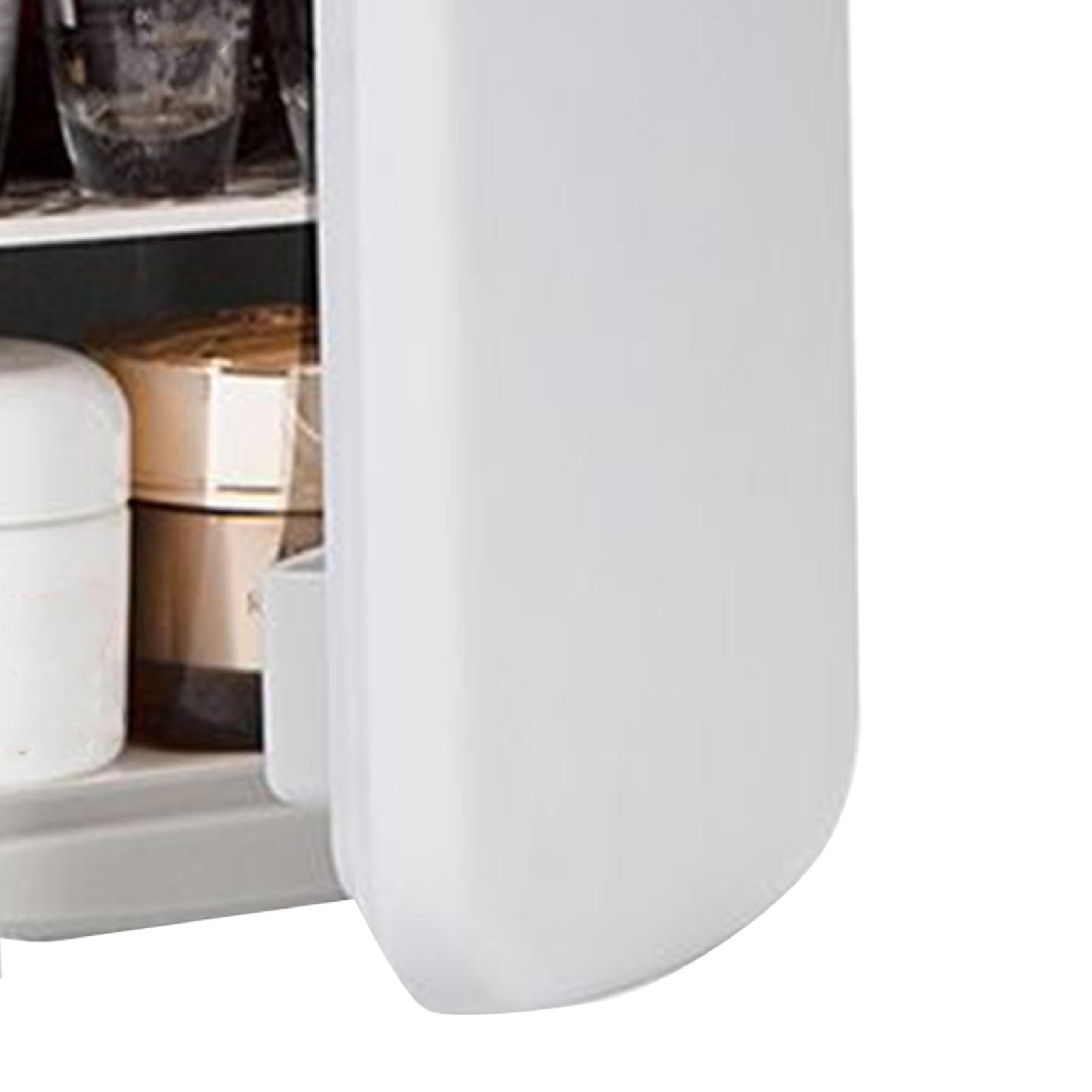 Oumefar 6L Mini Refrigerator, High Efficiency Low Noise Personal Fridge Cooler for Milk Beverage 12V Cigarette Lighter Plug CN